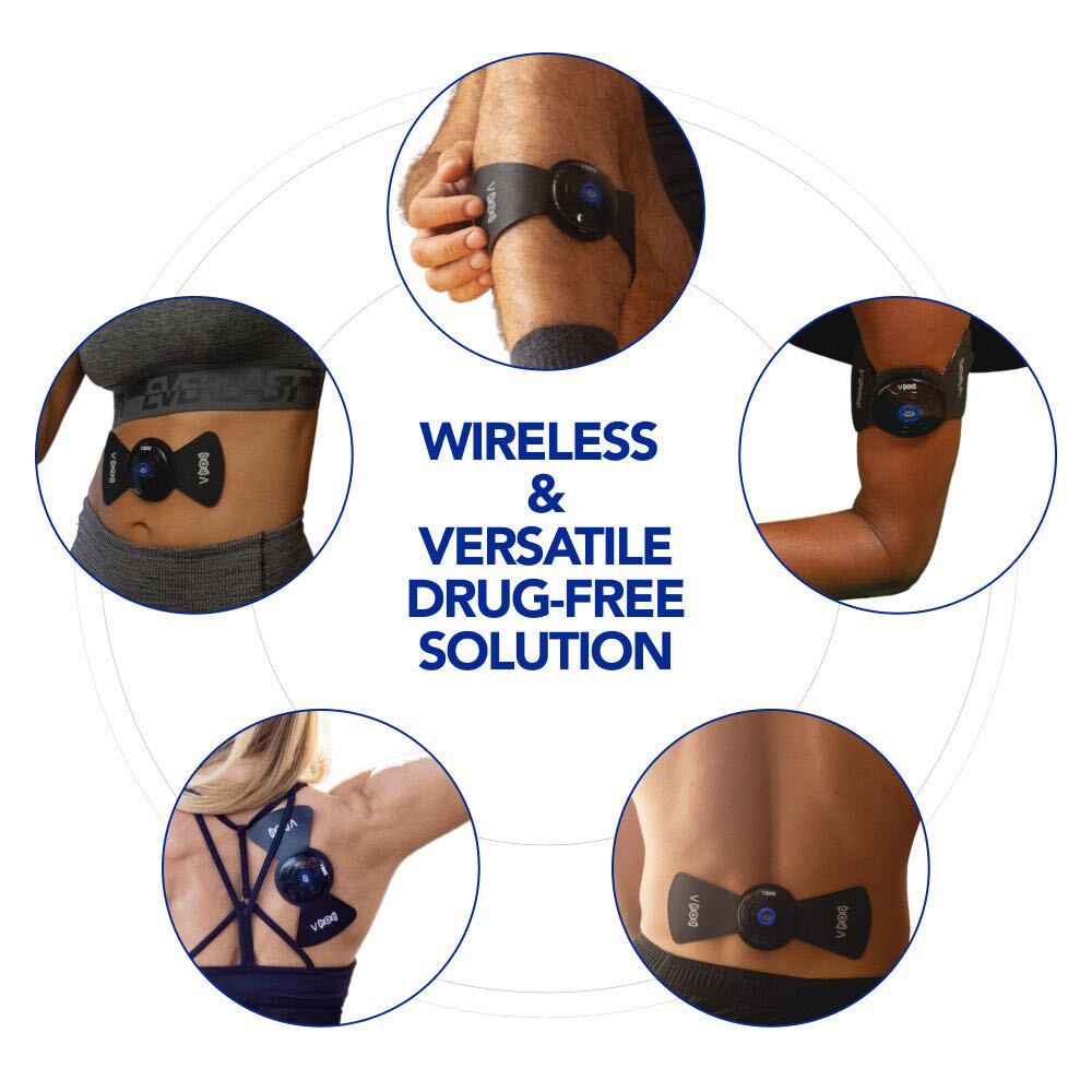 VPOD Deluxe Wireless TENS, EMS & NMES Unit – Massage Therapy Concepts
