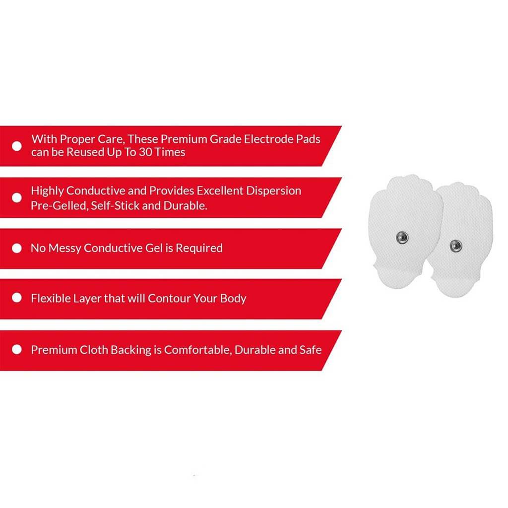TENS Unit Electrode Pads L - 20 count – Massage Therapy Concepts